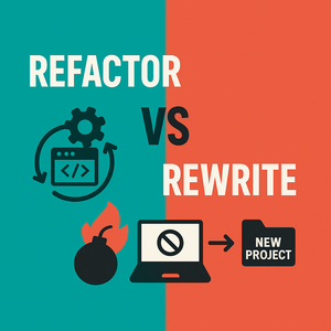 Perbedaan Refactor vs Rewrite - Wegodev